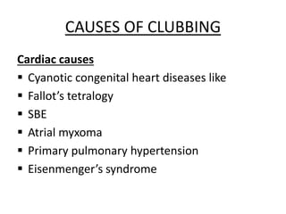 General physical examination CLUBBING.pptx