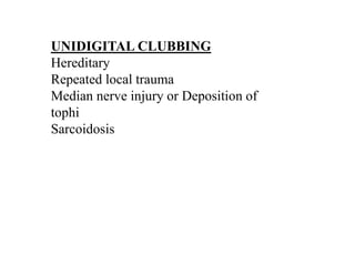 General physical examination CLUBBING.pptx