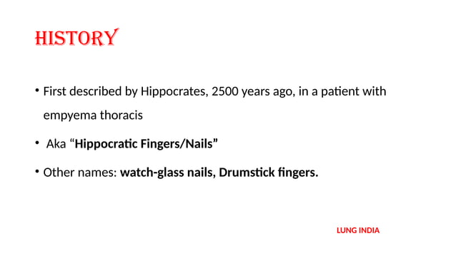 CLUBBING.pptx by Dr. Shakil Ali Dewan. smmhmc | PPTX