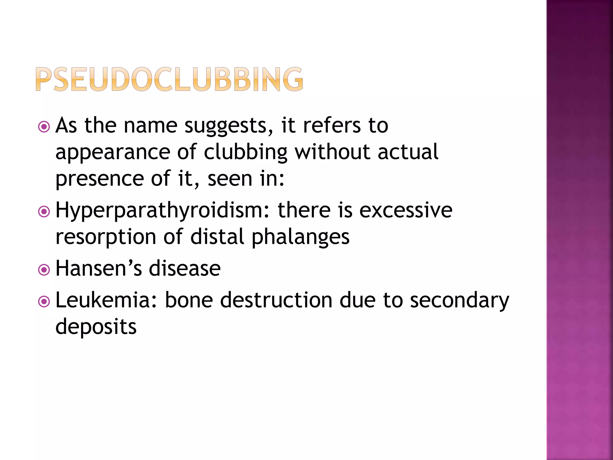 Clubbing agp | PPT