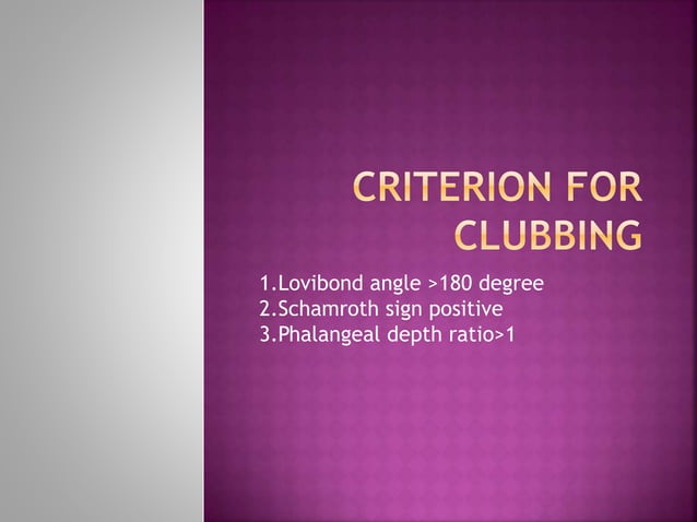 Clubbing agp | PPT