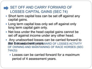 Clubbing off Income And Set off and Carry Forward of Losses | PPTX