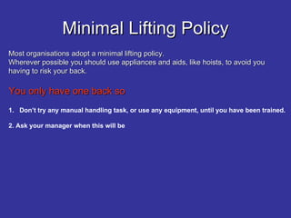 Introduction to Manual Handling | PPT