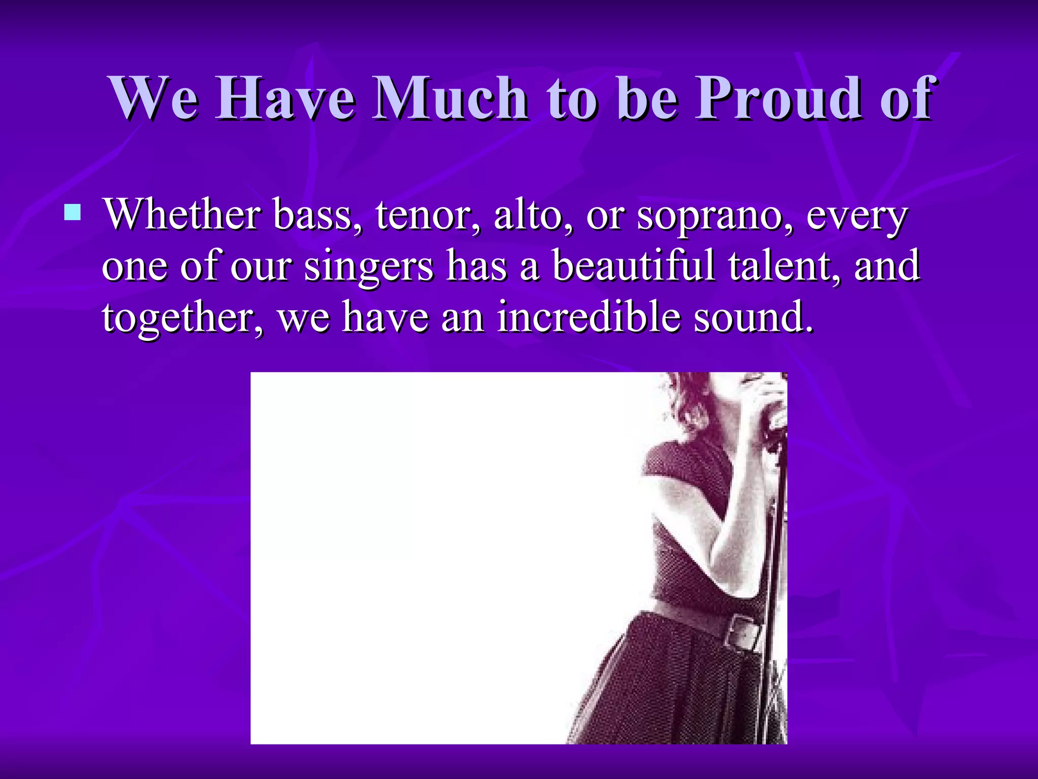 Franklin High School Choir | PPT