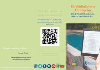 Club de lectura na nube para a provincia da Coruña. Biblioteca da Deputacion da Coruna | PPT