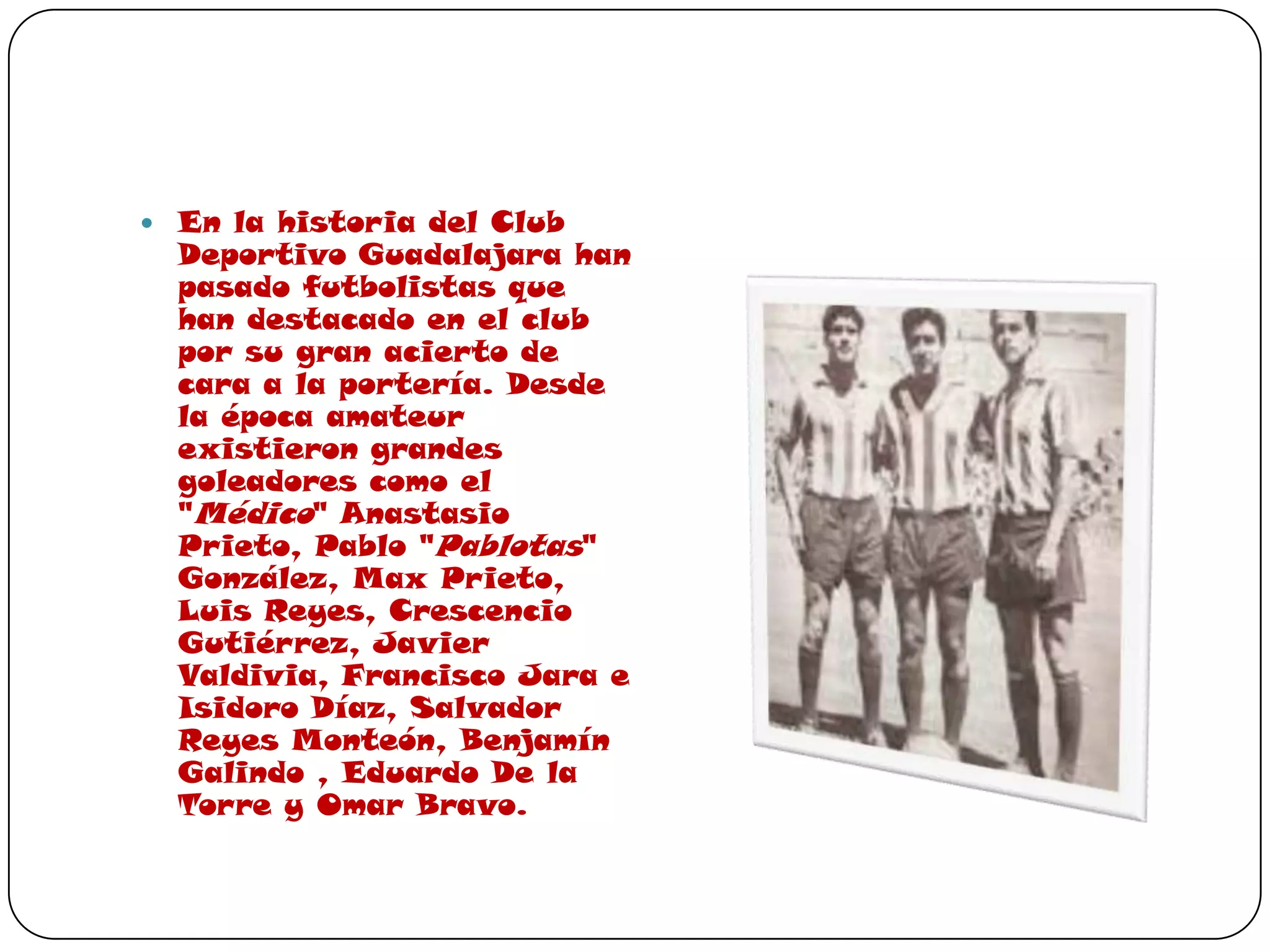 Club deportivo guadalajara | PPSX