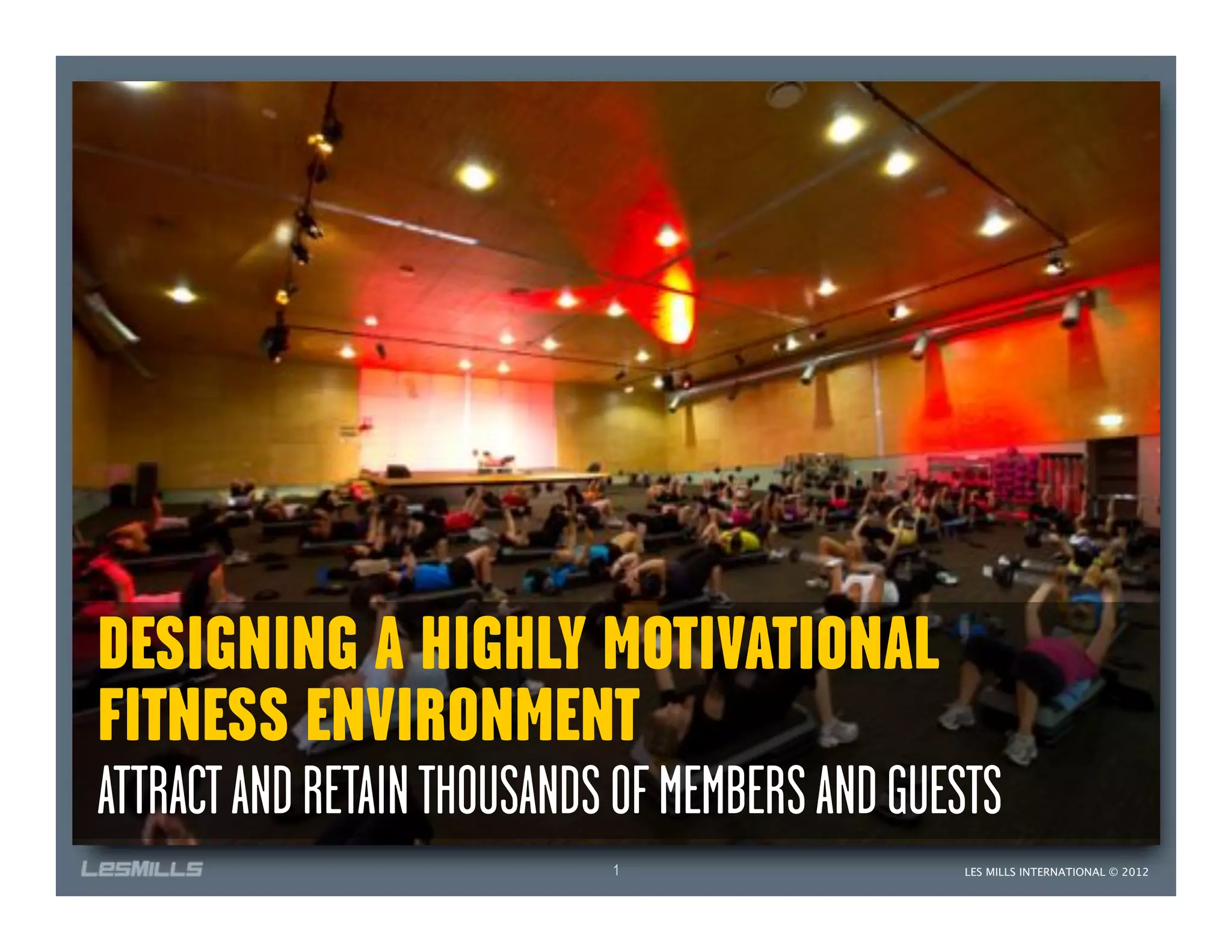 Health Club Design - Thought Leadership | PDF