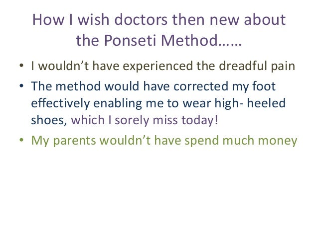 Clubfootthe Ponseti Method