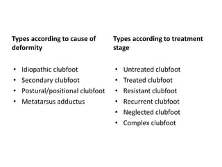 Club foot | PPTX