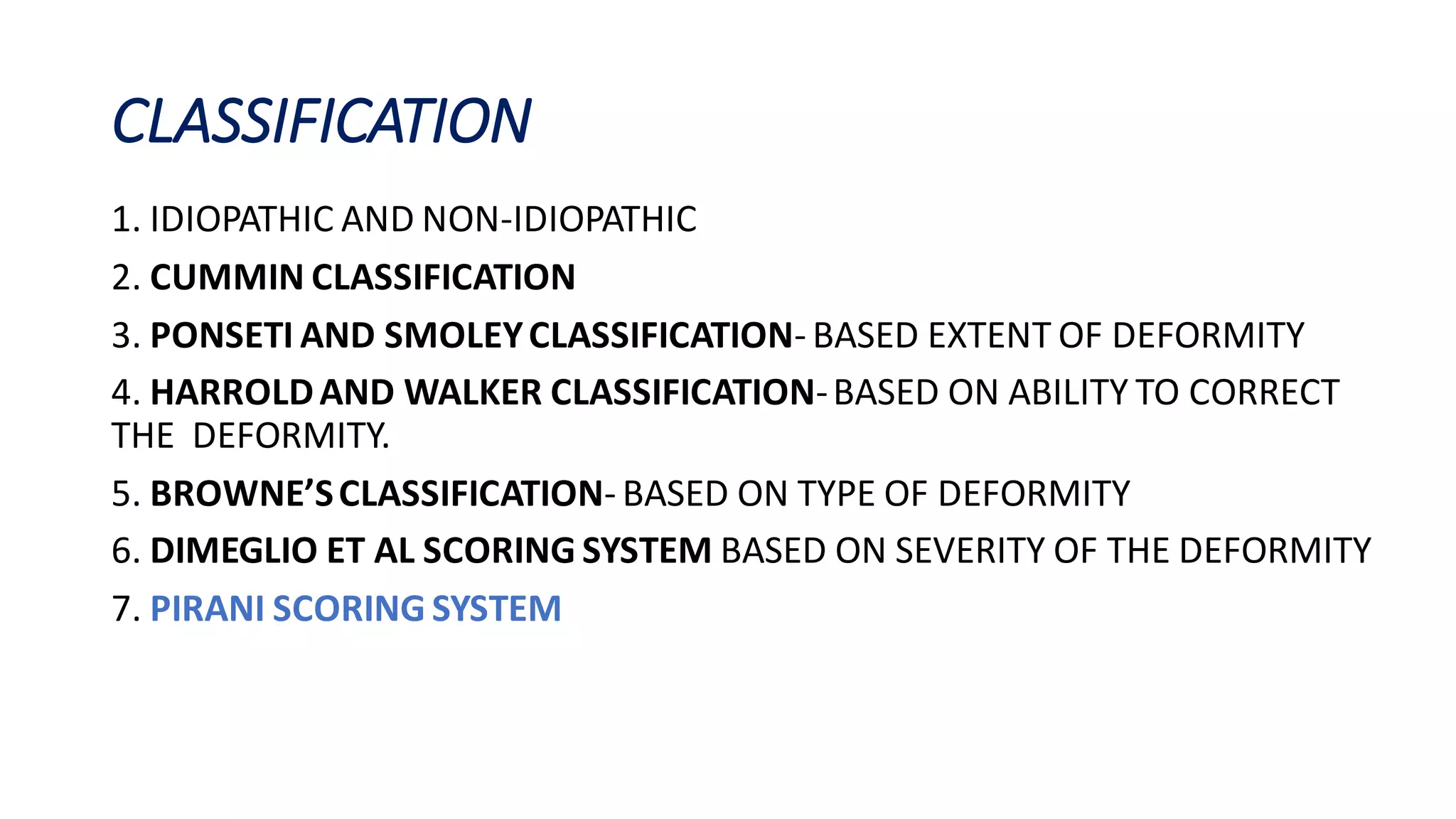 Club foot / CTEV | PDF