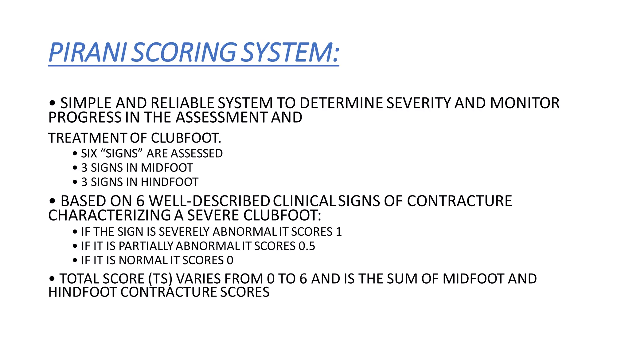 Club foot / CTEV | PDF