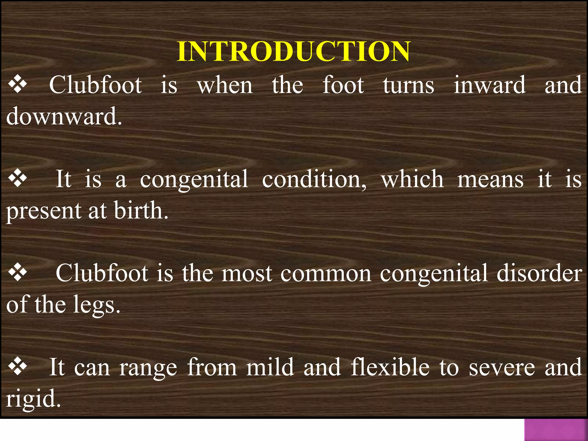 Club foot | PPT