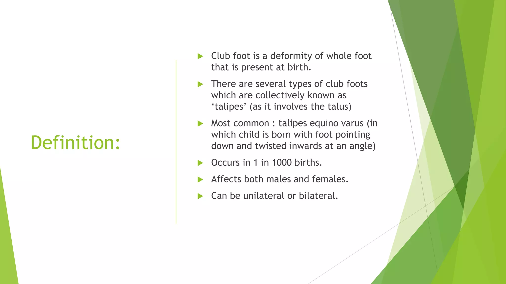CLUB FOOT 1.pptx