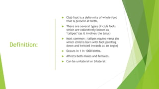 CLUB FOOT 1.pptx