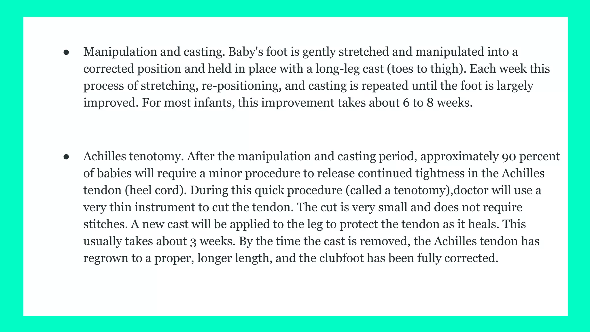 Club foot ppt | PPTX