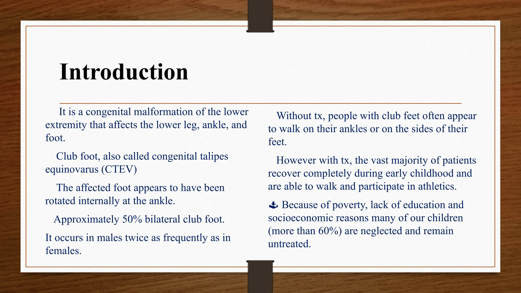 CLUB FOOT (2).pptxnnnnnnnnnnnnnnnnnnnnnnnn | PPTX