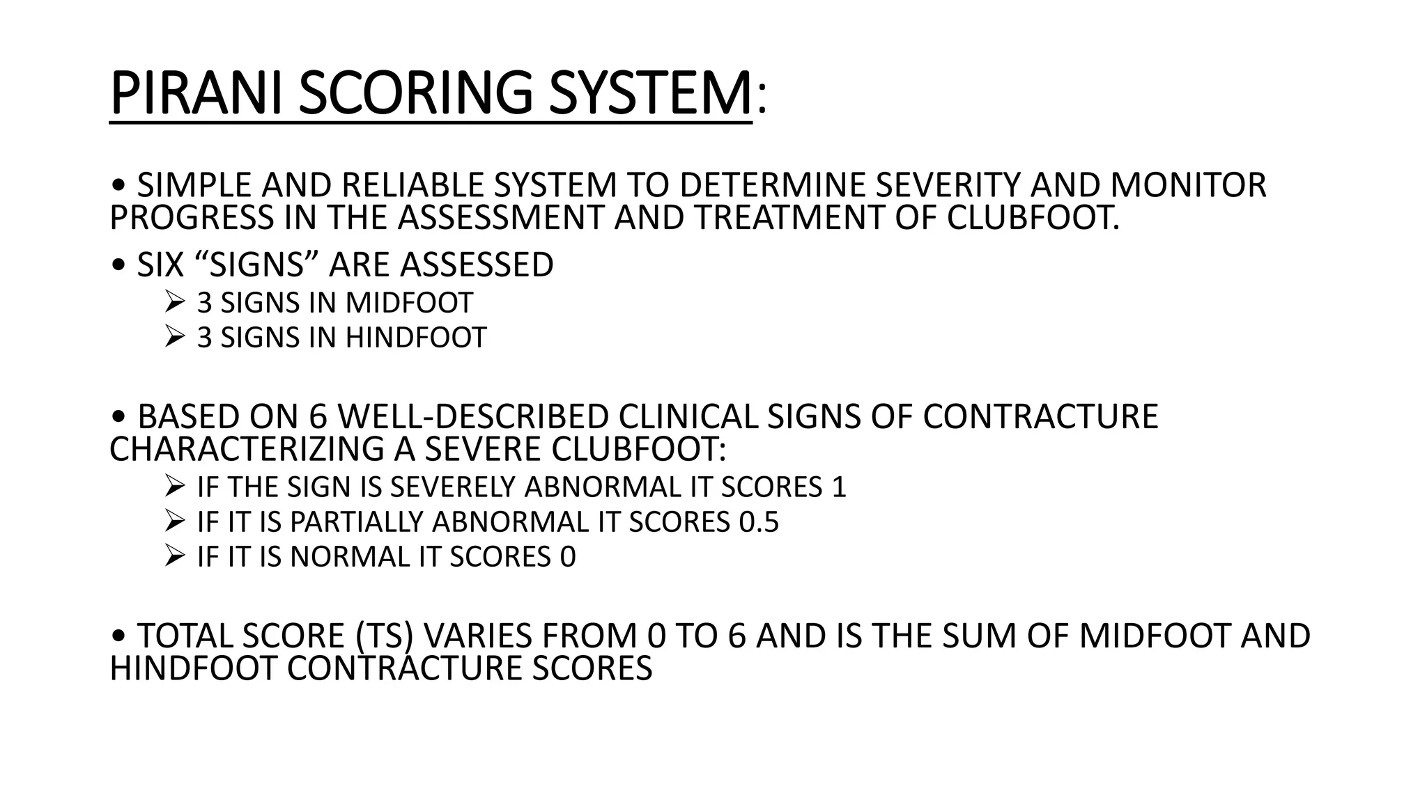 CTEV / Club foot by Dr Baijnath Agrahari | PPT