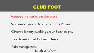 Congenital Club foot-Medical information | PPTX