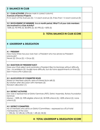 Rotary Club health check | PDF