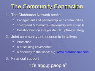 Clubhouse Network Hui | PPT