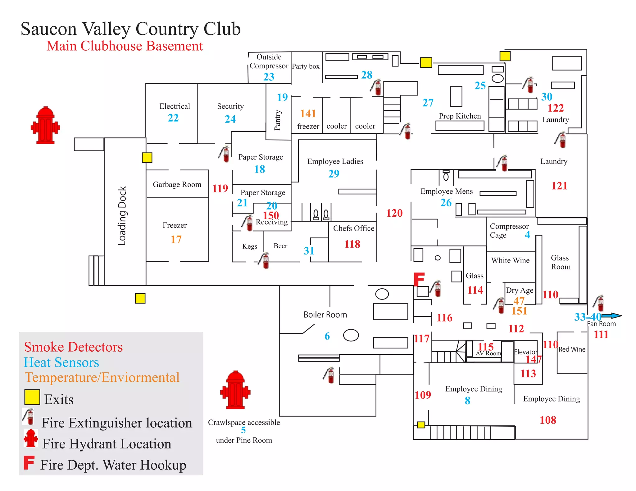 Clubhouse basement fire dept | PDF