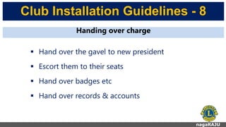 Club Installation Guidelines | PPTX