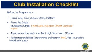 Club Installation Guidelines | PPTX