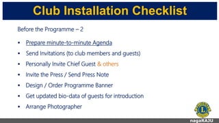 Club Installation Guidelines | PPTX