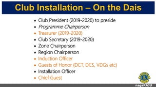 Club Installation Guidelines | PPTX