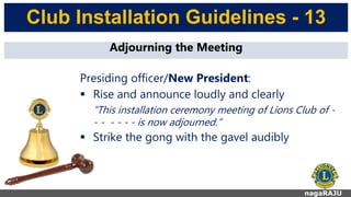 Club Installation Guidelines | PPTX