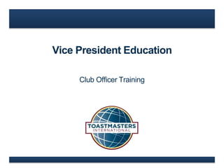 Club officer roles unplugged | PPTX