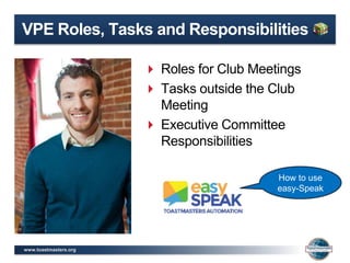 Club officer roles unplugged | PPTX