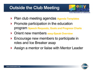 Club officer roles unplugged | PPTX