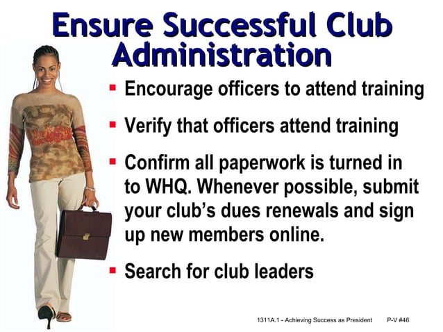 Club Officers Roles & Responsibilities | PPT