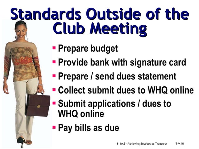 Club Officers Roles & Responsibilities | PPT