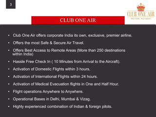 An Introduction - CLUB ONE AIR | PPTX