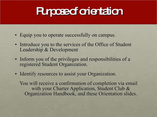Club Officer Orientation | PPS