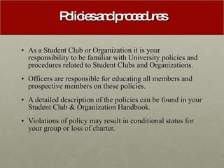 Club Officer Orientation | PPS