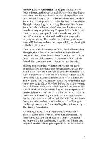 Club rotary foundation committee guide | PDF