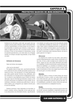 Todo sobre Mini robótica. Saber Electrónica | PDF