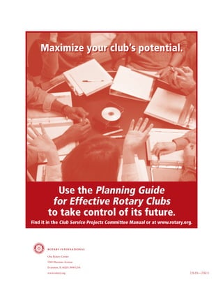 Club service projects committee manual | PDF