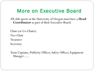 Club Sports Leadership Workshop-Constitutions | PPT