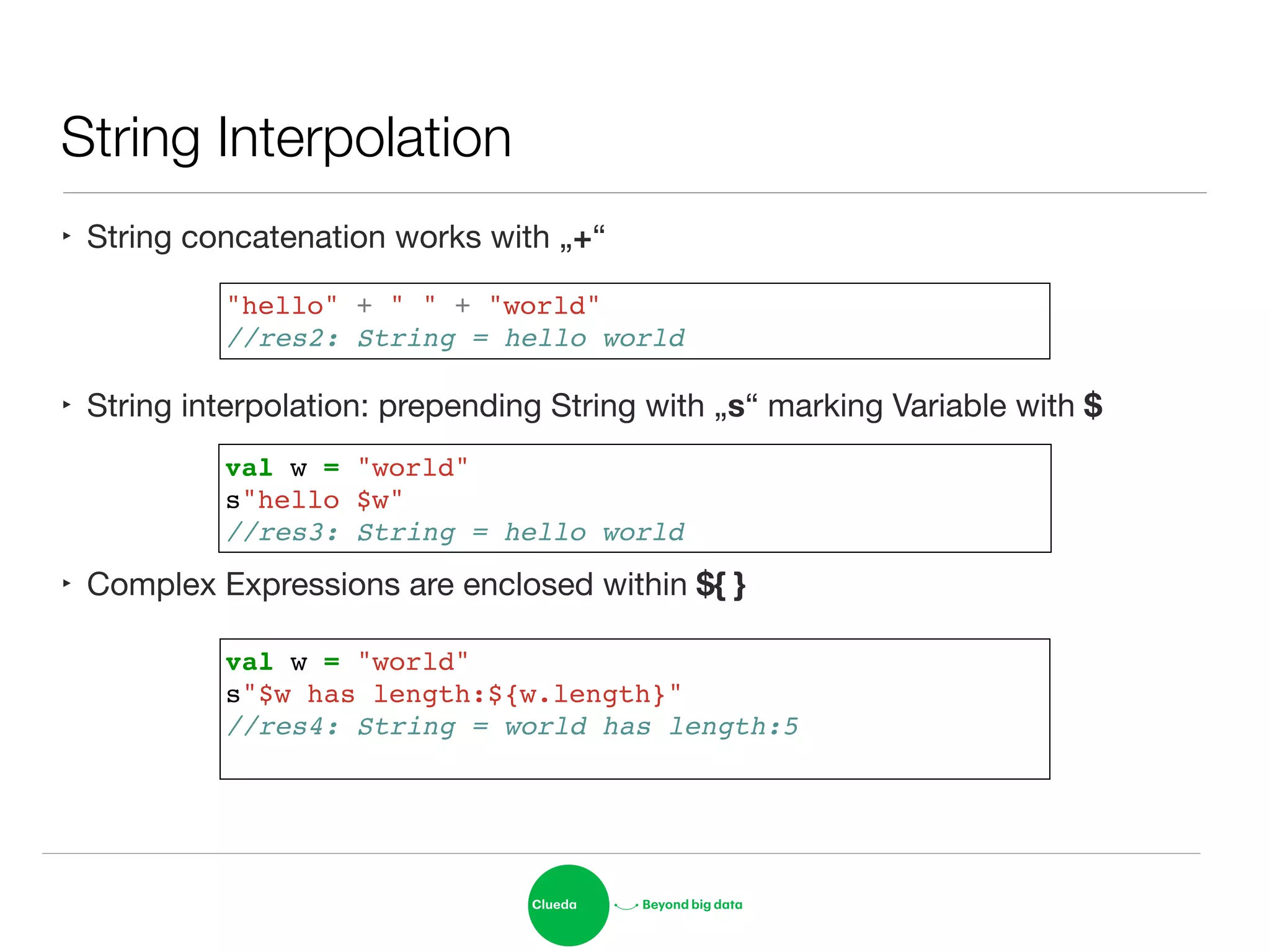 Introduction to Scala : Clueda | PDF | Programming Languages | Computing