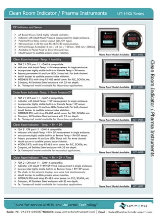 Unitech Instruments, Vadodara, Process Indicator Controller | PDF