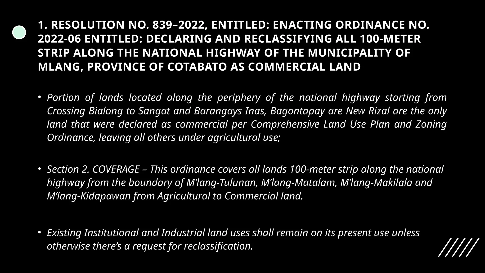 Comprehensive Land Use Plan Presentation | PPT