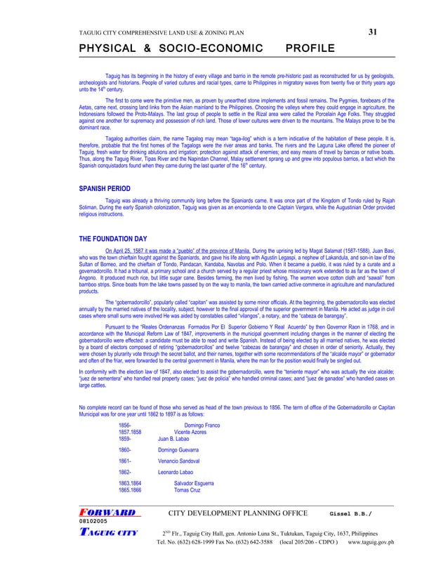 Taguig City - CLUP vol.1 | DOC | Developmental Sites | Real Estate