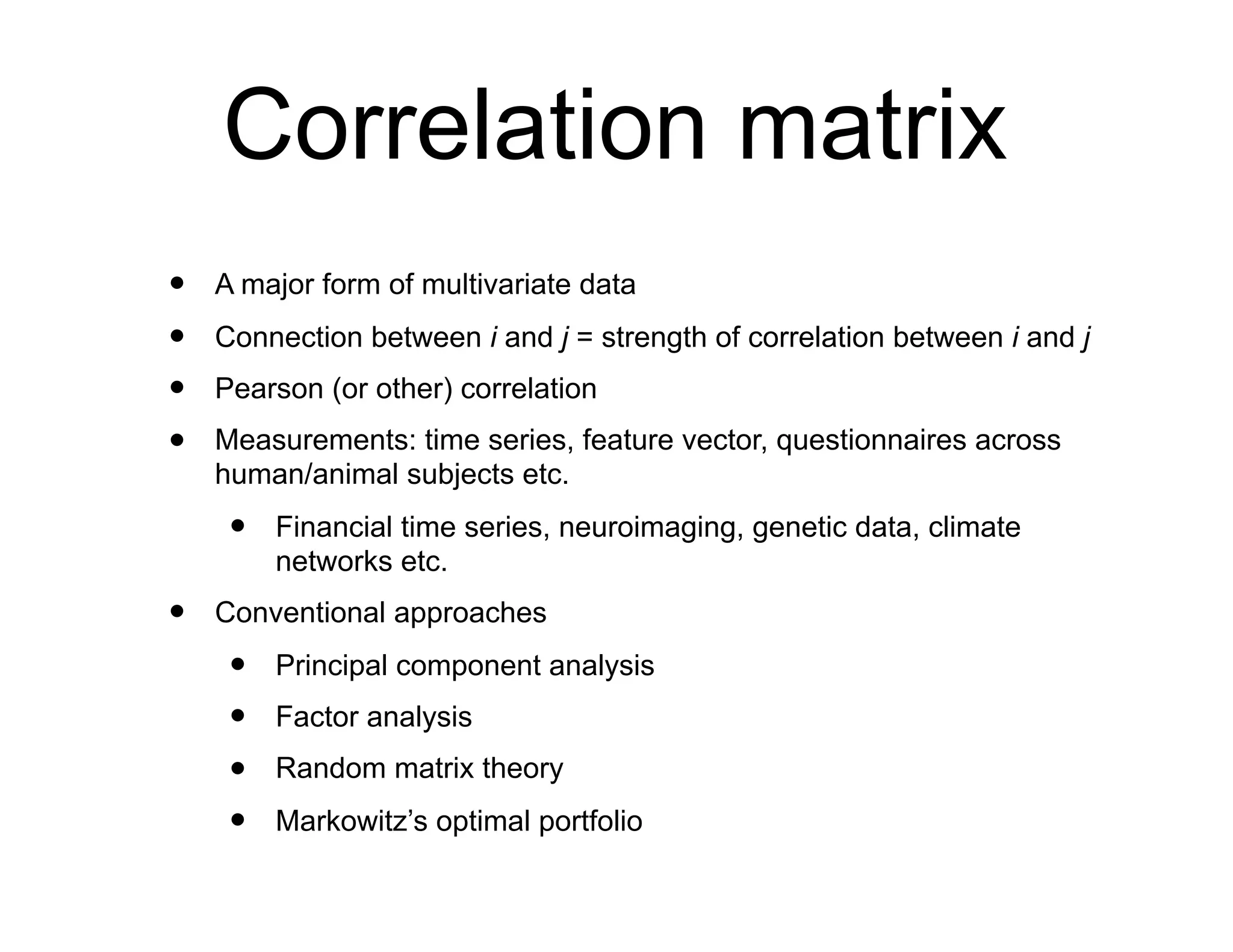Clustering Coefficients For Correlation Networks Ppt