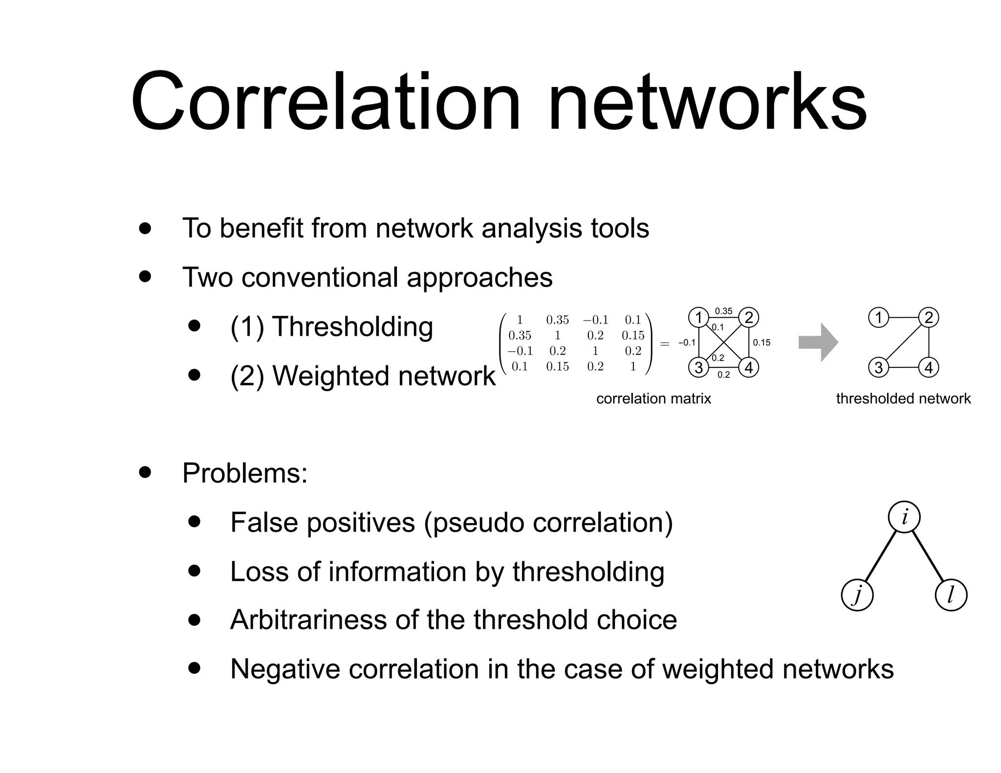 Clustering Coefficients For Correlation Networks Ppt