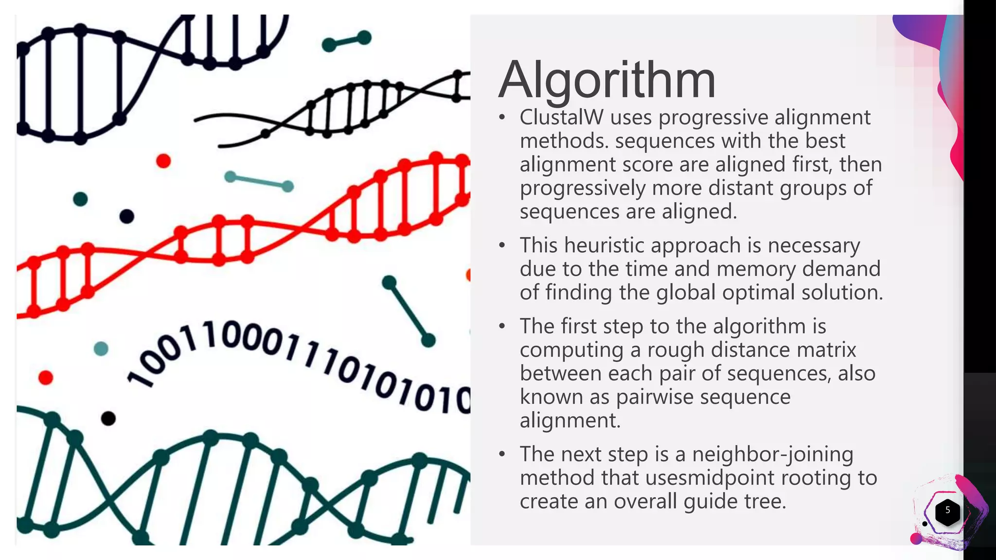 Clustal W Multiple Sequence Alignment Ppt