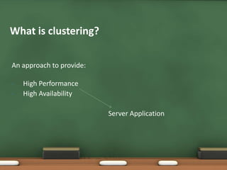 Cluster | PPT